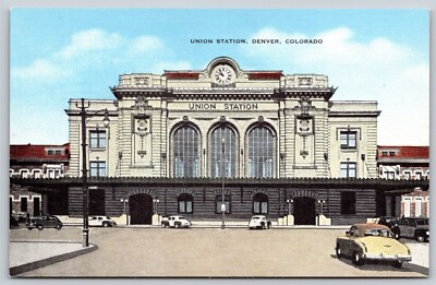 Postcard Union Station, Denver, Colorado RR B119 | eBay