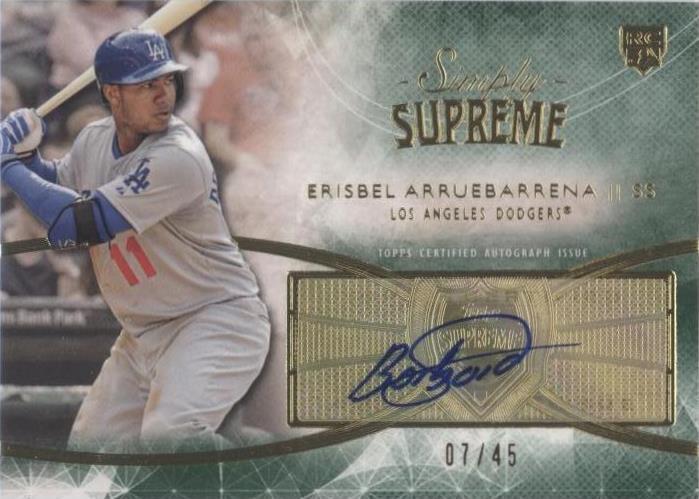 2014 Topps Supreme - Simply Supreme Autographs Erisbel Arruebarrena # ...