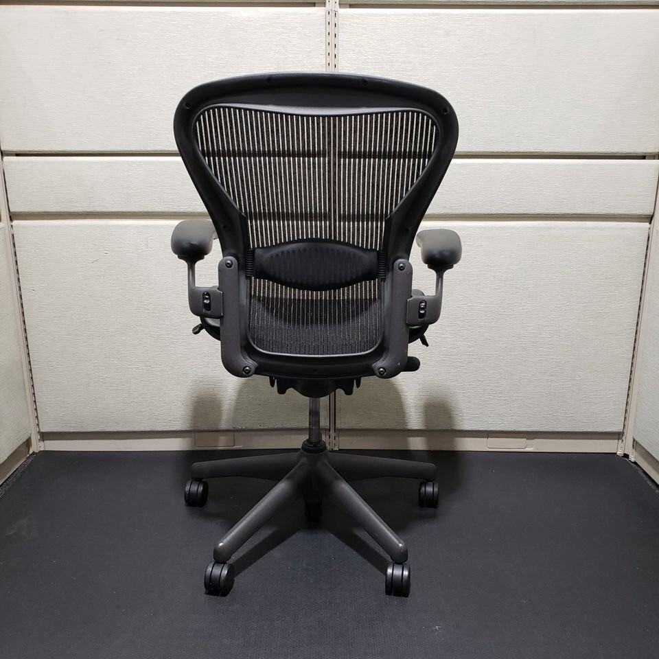 Herman+Miller+Aeron+Office+Chair+-+Black%2C+Size+B for sale online | eBay