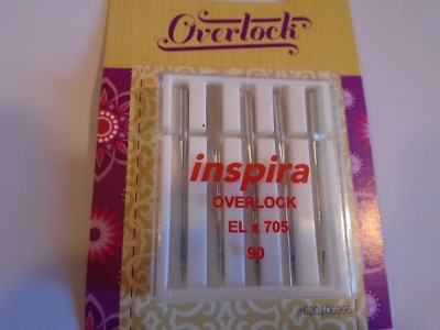Inspira Overlock 5 Needles ELx705 Viking Pfaff Overlock Machines #90/14 ...