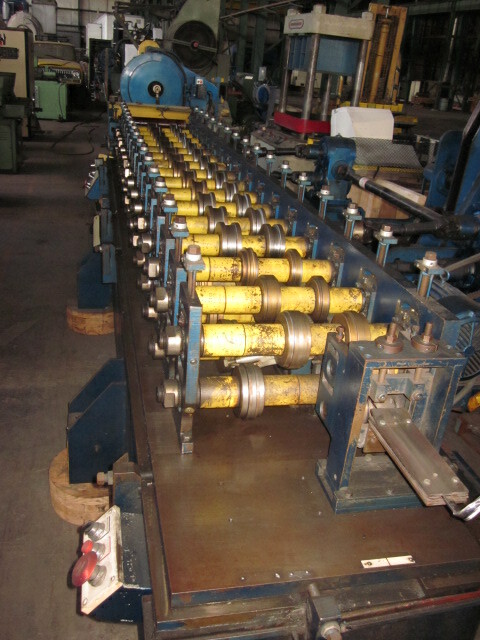 BRADBURY RAFTED ROLL FORMER LINE ROLLFORMER, UNCOILER, SERVO FEED ...