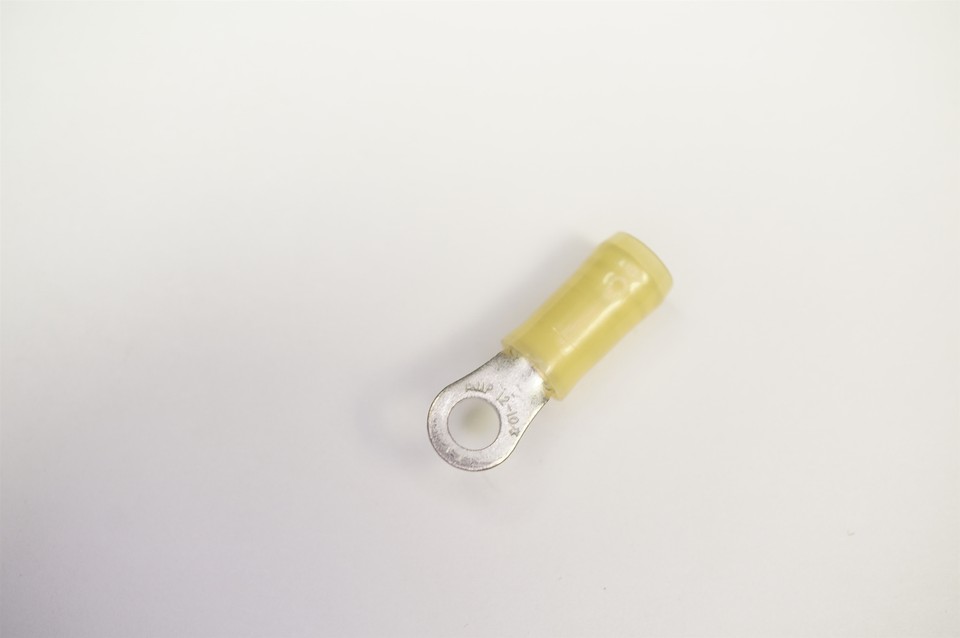 Lot of 5 324915 Amp Insulated Ring Terminal 300V 12-10 AWG #8 M4 PIDG ...