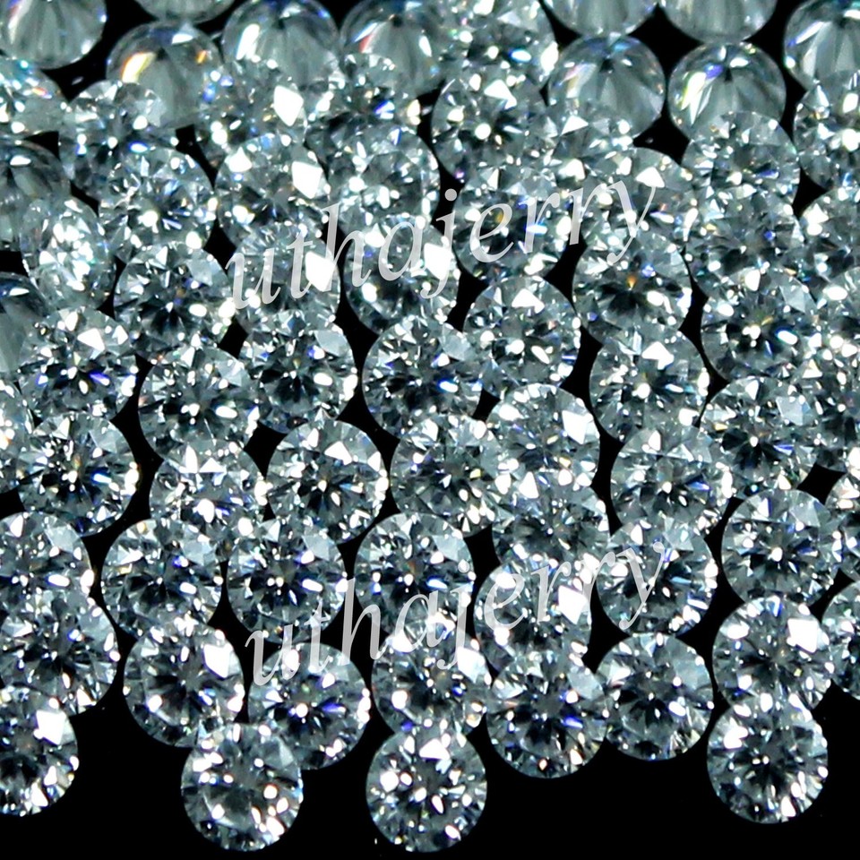 Certified D Color VVS1 Brilliant Cut 2.20 MM White Round Lab Grown ...