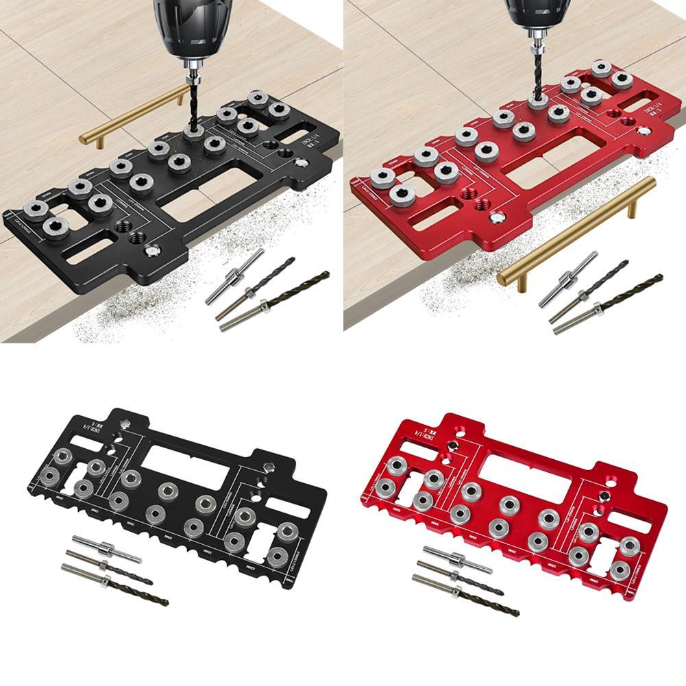 1 Set Handle Pitch Punch Hole Locator, Straight Hole Drilling Template ...