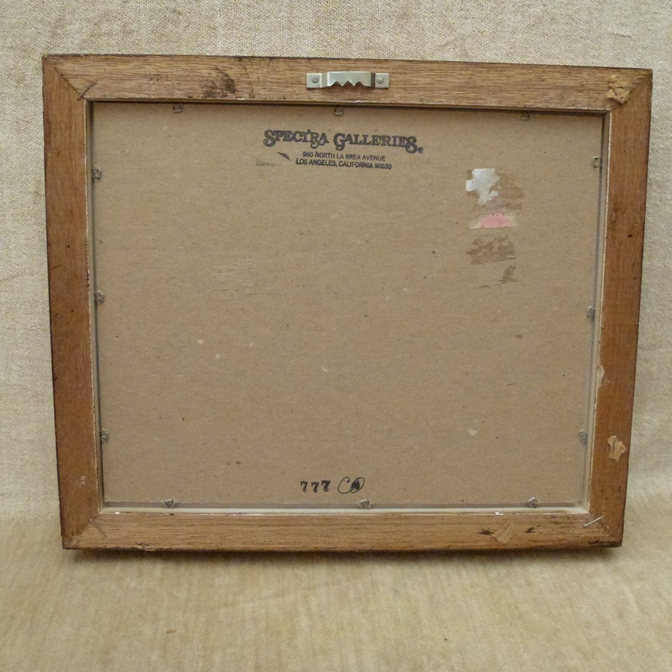 Signed Ambra Landscape on board Oil Painting SPECTRA GALLERIES LOS ...