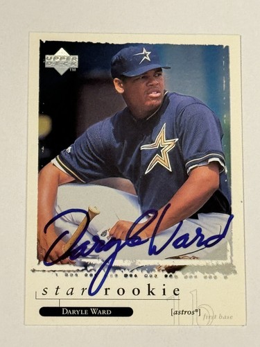 Daryle Ward 1998 Upper Deck Rookie Authentic Signed Autograph Auto Card ...