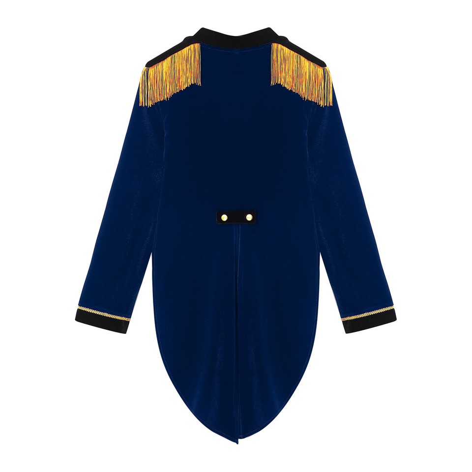 Womens Tailcoat Circus Show Stage Performance Coat Ringmaster Cosplay ...