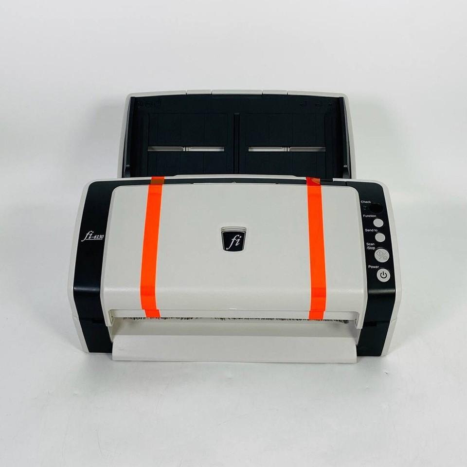 Fujitsu Fi-6130 ADF Image Scanner w/FULL PACKAGE (Adapter+USB+Drivers ...