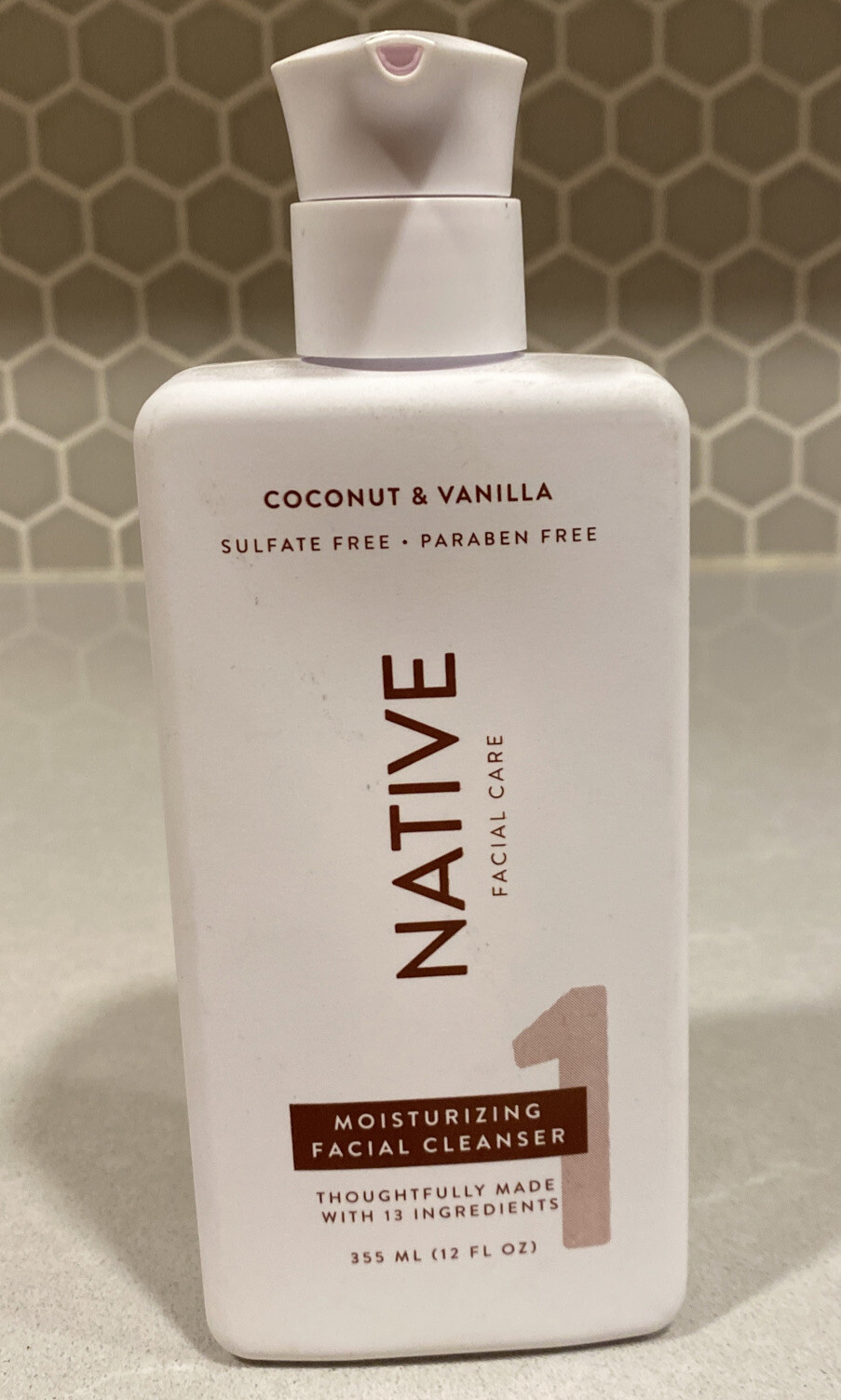 Native Moisturizing Facial Cleanser ~ Coconut & Vanilla ~ Sulfate-Free ...