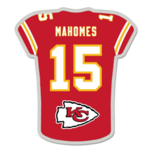 Chiefs Pins Patrick Mahomes Jersey Pin Kansas City Chiefs Pin NFL ...