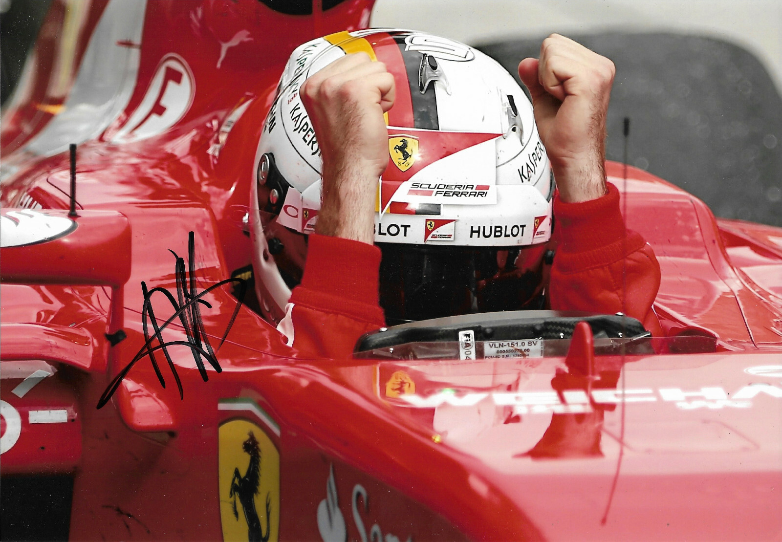 Sebastian Vettel "Ferrari" Autogramm signed 20x30 cm Bild | eBay