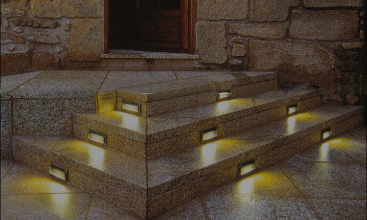 Outdoor LED Recessed Wall Lamp E27 Bulb Step Light Fixture Mounting Box ...