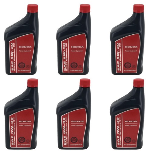 Genuine OEM Honda 08207-5W30 Quart of SAE 5W-30 Motor Oil - 6 PACK | eBay