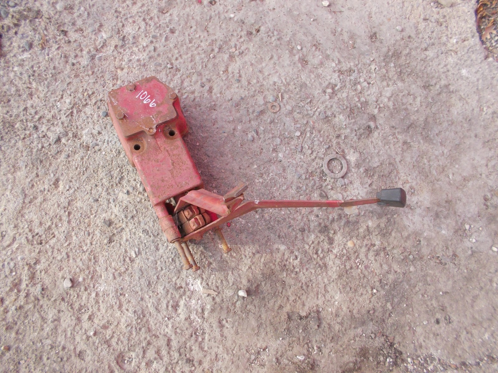 International Farmall IH 1066 tractor ORIGINAL 3pt hitch control lever ...