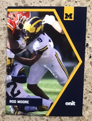 2025 Michigan Wolverines Football ONIT Athlete B-70 Captain Rod Moore ...