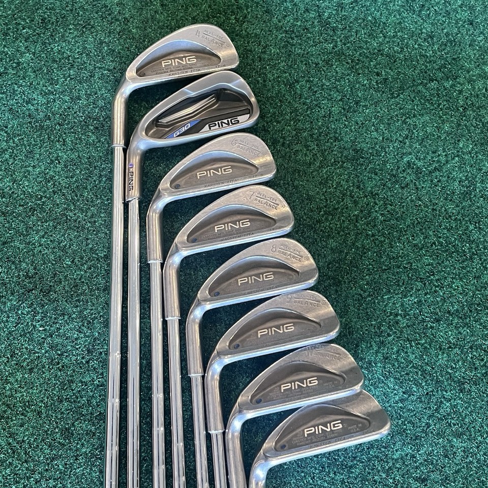 LH Ping Karsten IIIA Iron Set 4-SW Blue Dot, 5 Iron is a Ping G30 ...