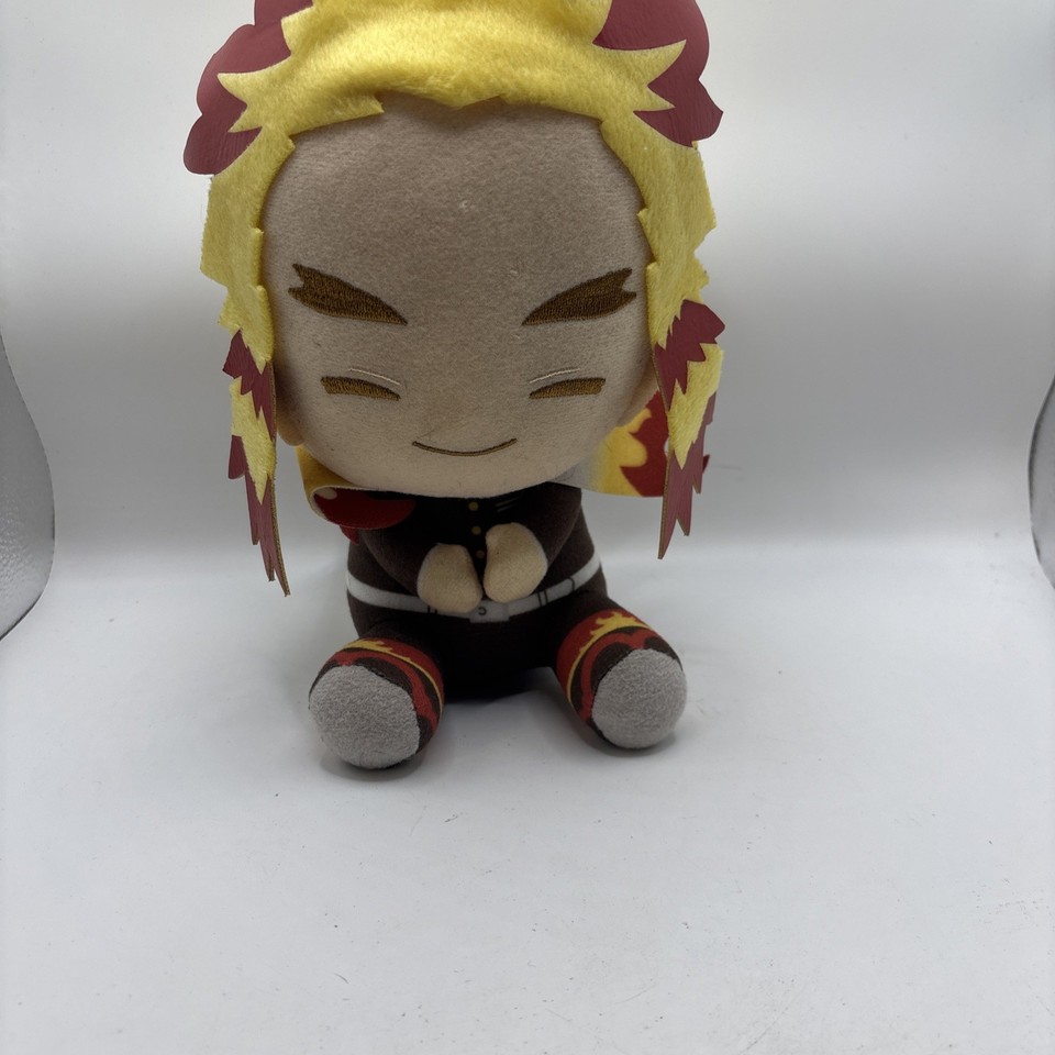 Demon Slayer - No Yaiba Plush Kyojuro Rengoku Bandai Spirit 8" Japan ...