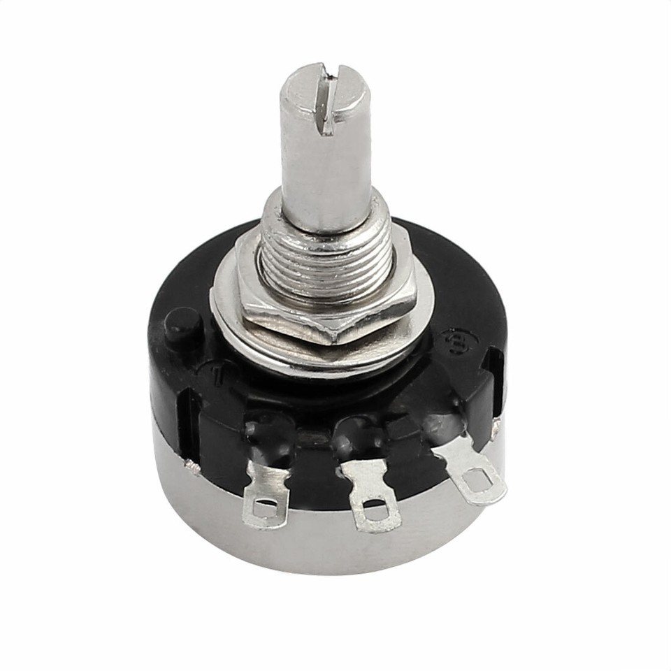 B103 Single Turn Rotary Carbon Film Potentiometer 10K Ohm Adjustable ...