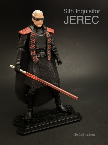 STAR WARS CUSTOM SITH INQUISITOR JEREC 3.75 SITH JEDI CUSTOM | eBay