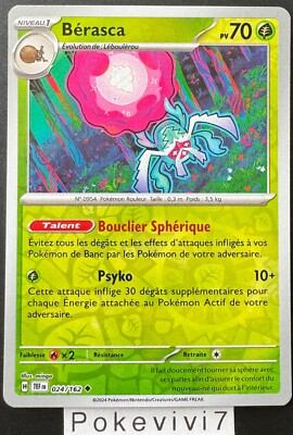 Carte Pokemon BERASCA 024/162 Reverse EV5 Ecarlate et Violet 5 TEF FR ...