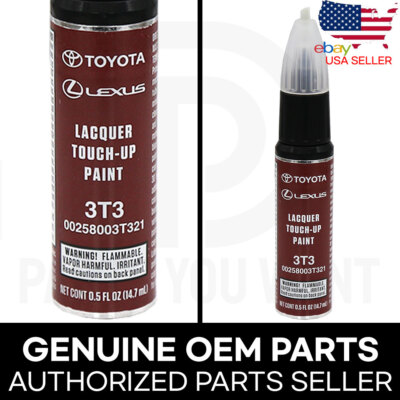 GENUINE Toyota Lexus OEM Touch Up Paint 00258-003T3-21 - Ruby Flare ...