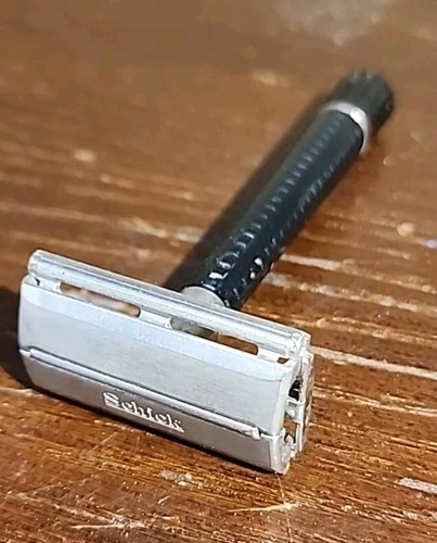 Nice Schick Krona Silver Tone Double Edge Safety Razor | eBay