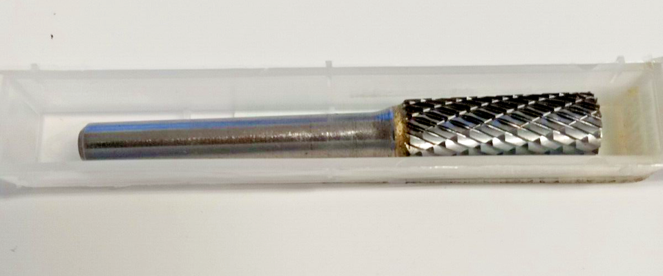 SGS Pro ATA 10103 SA-3L 3/8" Double Cut Carbide Bur 1/4"Shank 1"LOC 2-3 ...