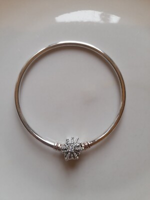 Genuine Pandora 925 ALE ltd edition firework clasp charm bracelet ...