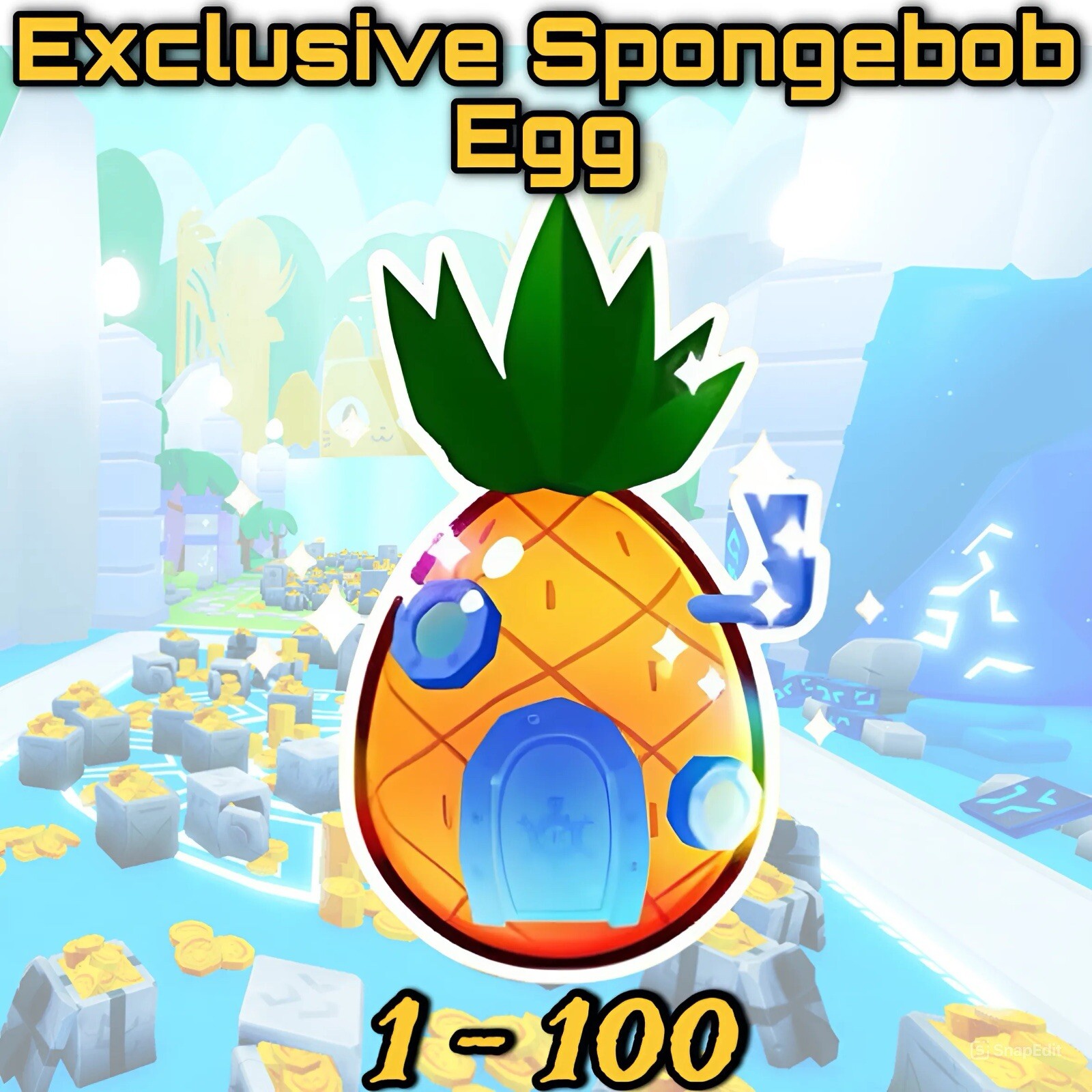 Pet Simulator 99 - Exclusive Spongebob Eggs - Pet Sim 99 - PS99 | Quick ...
