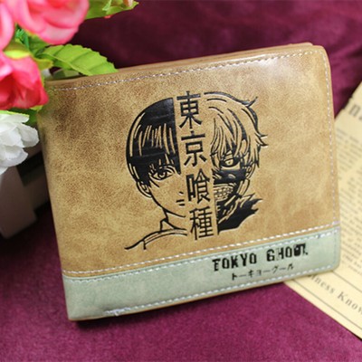 Anime Tokyo Ghoul Kaneki Ken Cosplay PU Leather Wallet Mixed Color ...