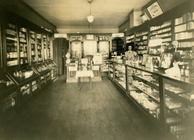 OCCUPATIONAL, DRUG STORE INTERIOR, 1900. SILVER PRINT. | eBay