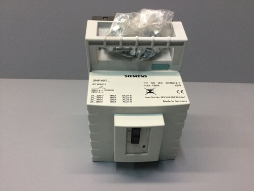 3NP40700FA01 - SIEMENS - 3NP4070-0FA01 / 3ZX1012-0NP40-2AA1 Fusible ...