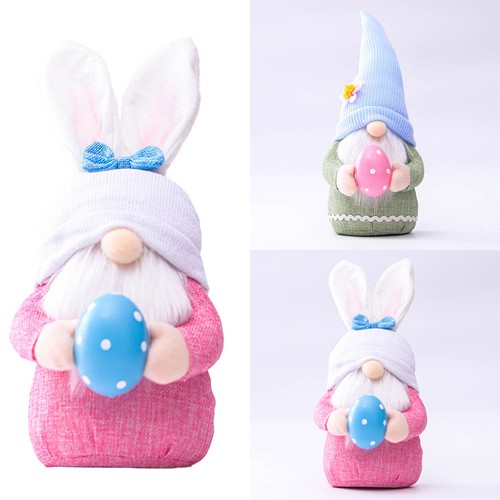 Easter Gnome Bunny Rabbit Nordic Gonk Dwarf Plush Doll Ornaments Kids ...