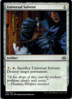 Universal Solvent Aether Revolt Magic The Gathering Light Play 4x x4 | eBay