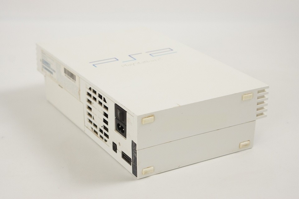 PS2 CERAMIC WHITE Console SCPH-50000 CW Tested System Playstation2 NTSC ...