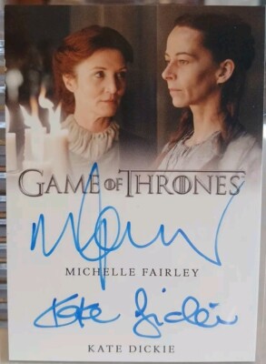 Game Of Thrones Complete Series Michelle Fairley Kate Dickie Dual ...