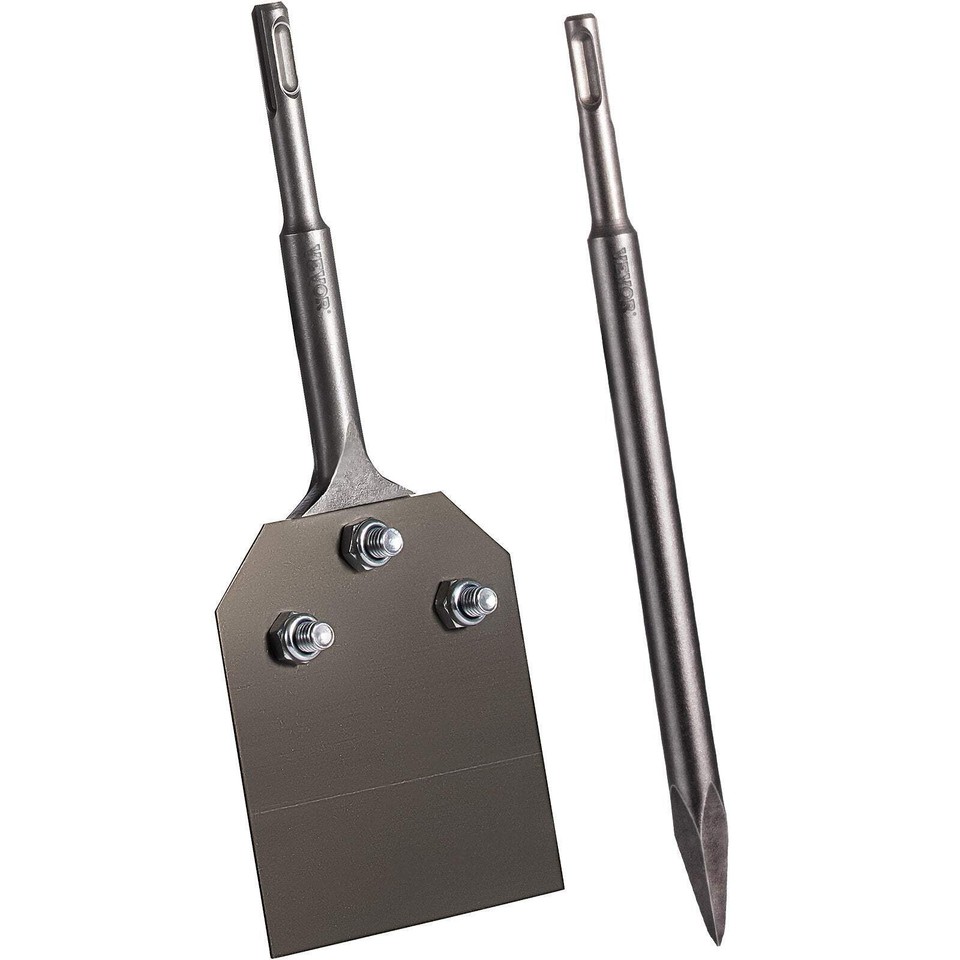 VEVOR Clay Spade, 3.9" x 9.5" SDS Plus Shank, 40Cr Steel Jackhammer Bit ...