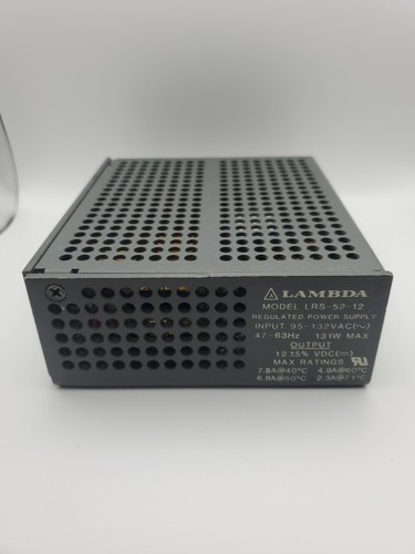 Lambda LRS 52M-12 Regulated Power Supply 95-132VAC 47-63Hz 12VDC 130W | eBay
