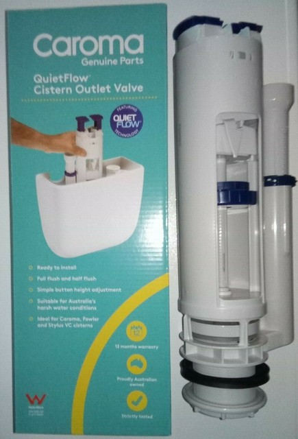 Caroma Quiet Flow Toilet Cistern Bottom Inlet Filler Valve Universal ...