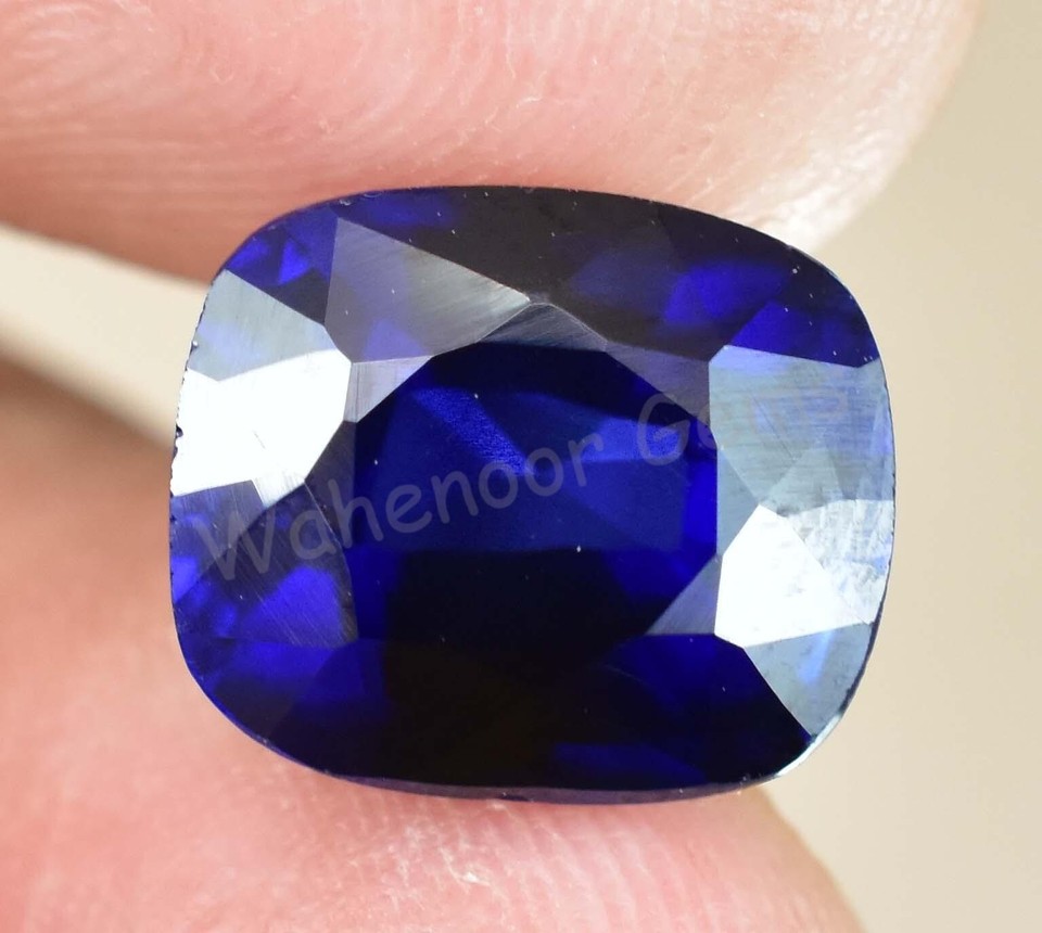 AAA+ 8.65 Ct Natural Arkansas Blue Benitoite Certified Rare Loose ...