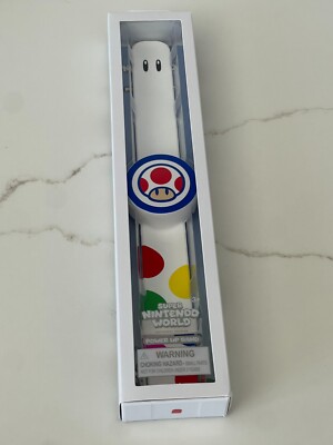 Universal Epic Universe Nintendo World Toad Power Up Game Band White | eBay