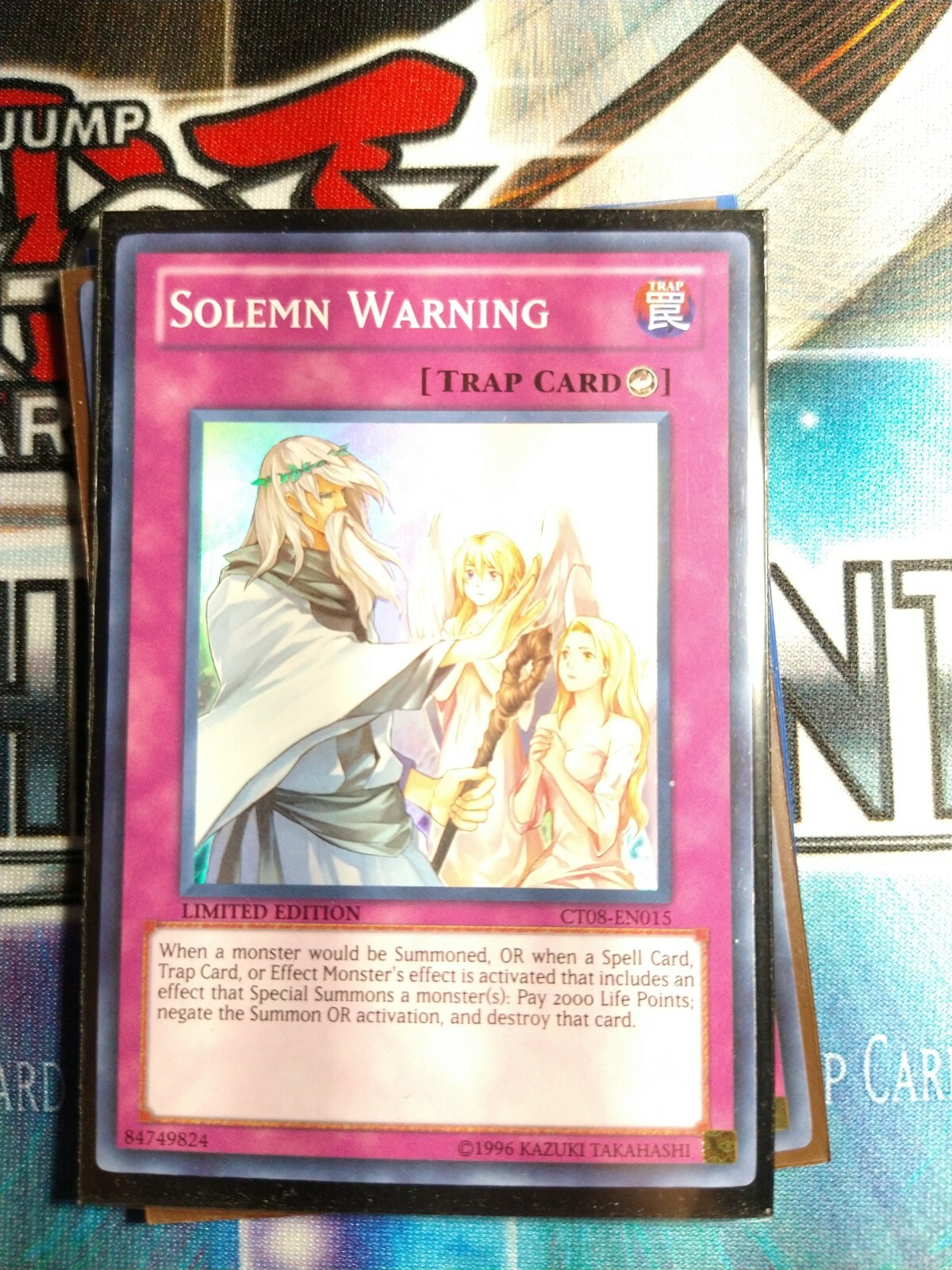 Yu-Gi-Oh! Solemn Warning CT08-EN015 Limited Super NM | eBay
