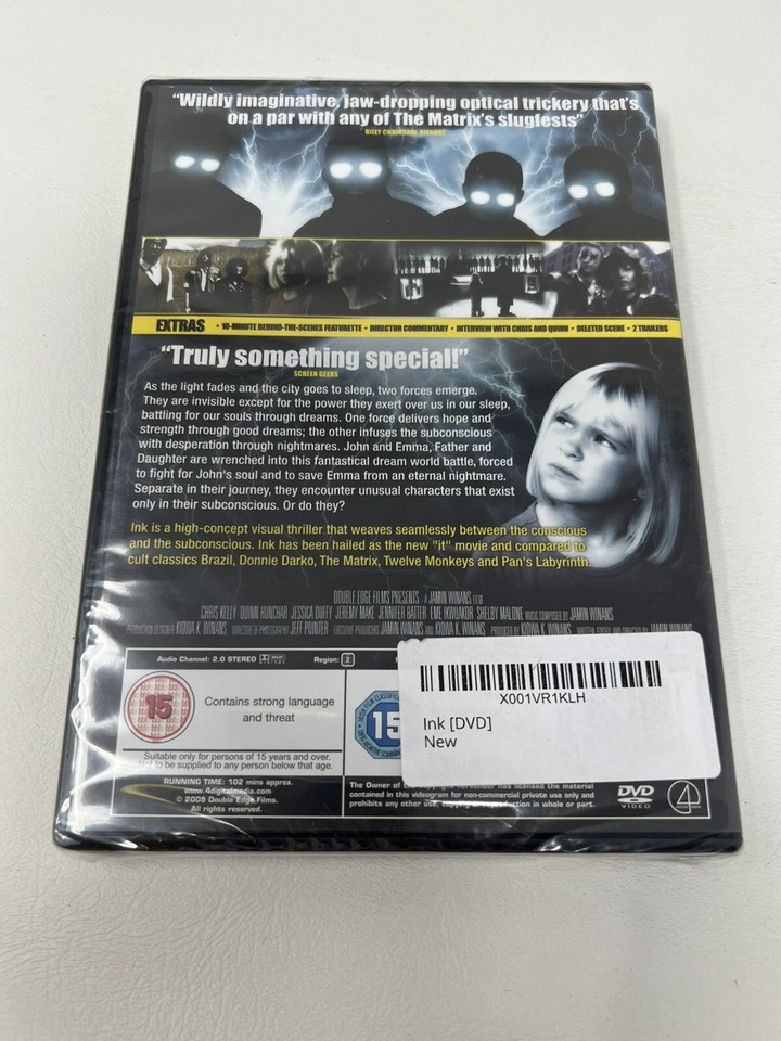 Ink (DVD, 2009) A Jamin Winans film REGION 2 new/sealed | eBay