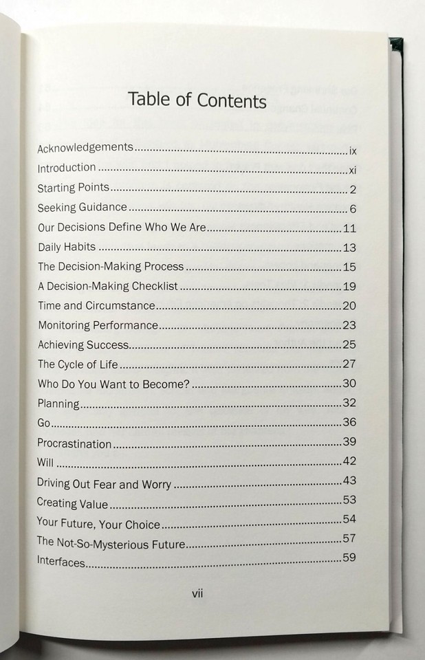 Think Decide Do A Little Book About Life's Big Decisions Scheller HC ...