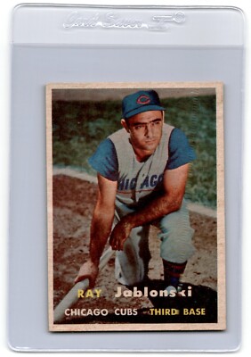 1957 Topps Ray Jablonski Chicago Cubs #218 | eBay