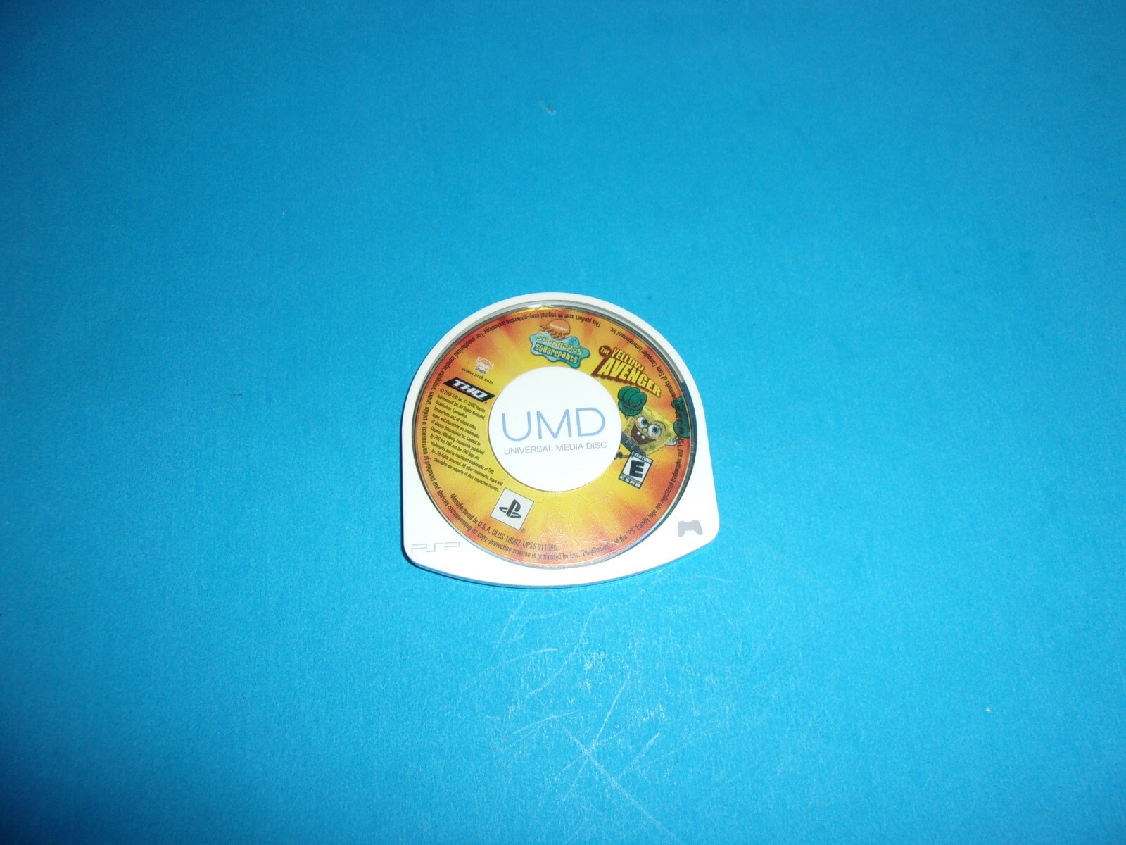 SpongeBob SquarePants The Yellow Avenger (Sony PSP, 2006) Game UMD Only ...