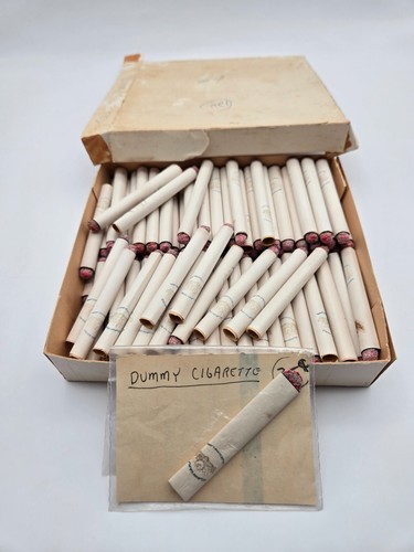 Vintage Box of Novelty Dummy Lighted Cigarettes Joke, Gag Gift, Novelty ...