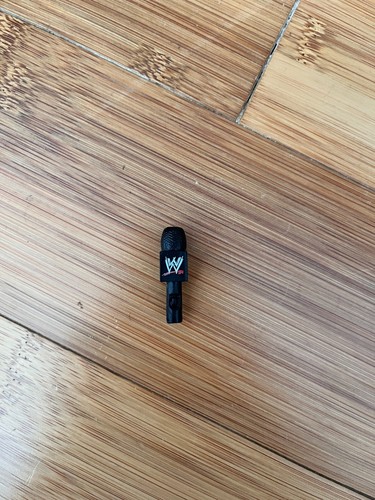 WWE WWF Micrófono Negro Figura De Acción Juguete Accesorio Jakks Lucha ...
