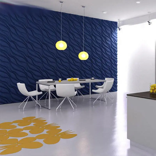 2pcs Panels Wall ABS Stone Art Plastic Mold Decor 3D Plaster Tile Form ...