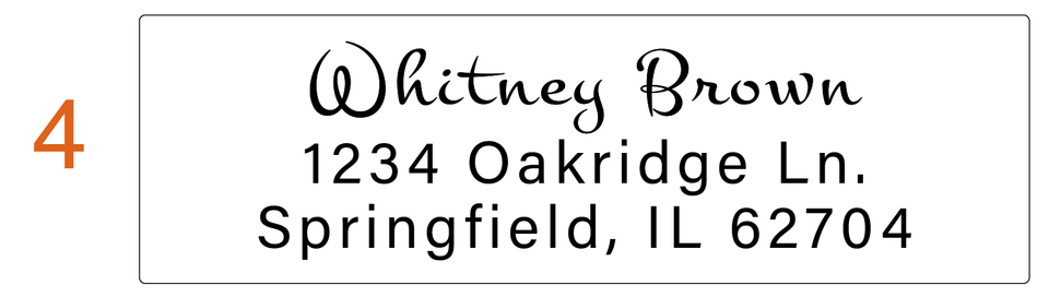 Custom White Address Labels Roll Personalized Return Label for everyday ...